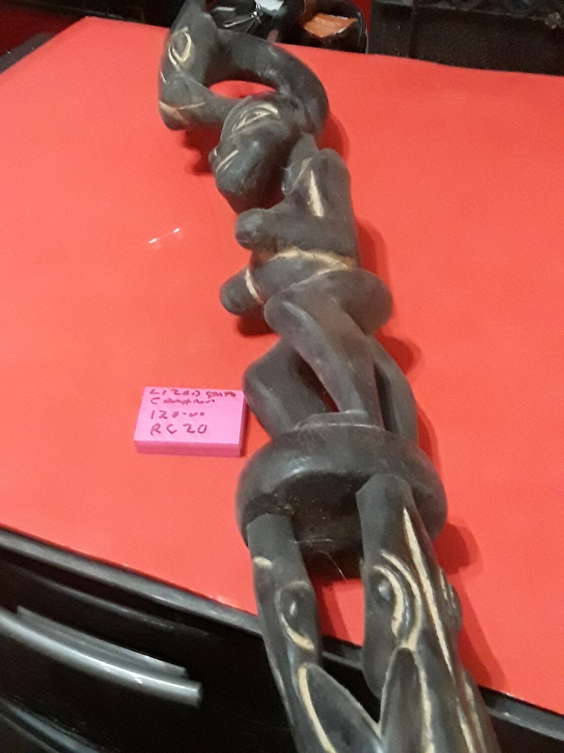 Lizard Staff Hand Carved From Cameroon - Etsy