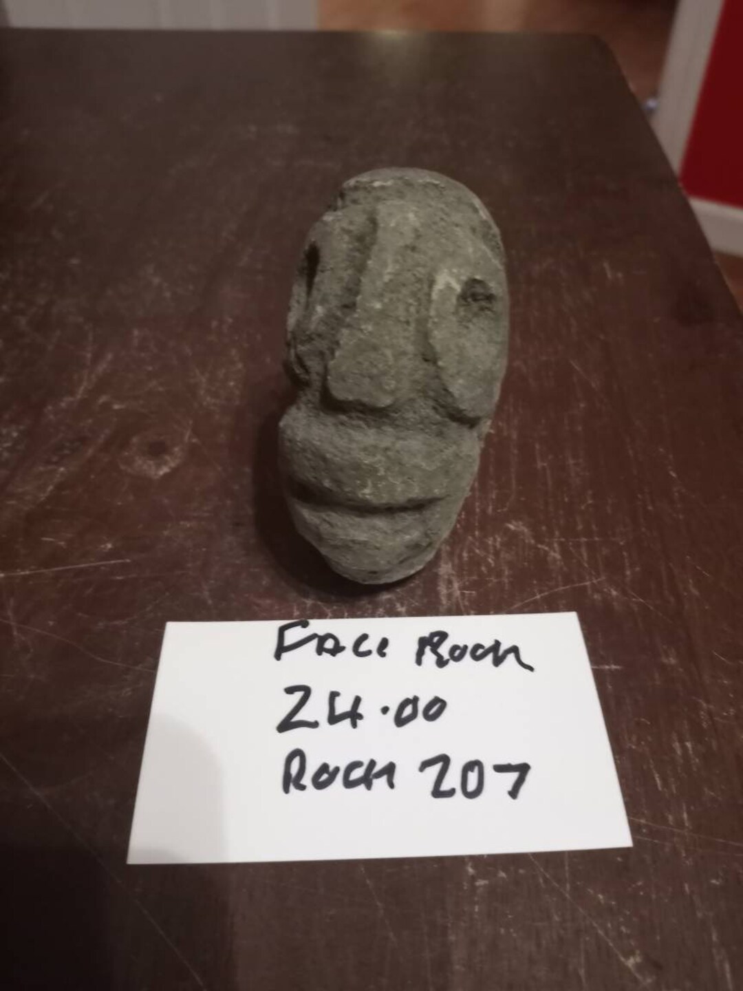 Face Rock Hand Carved by the People of the Dominican Republic Very Good ...