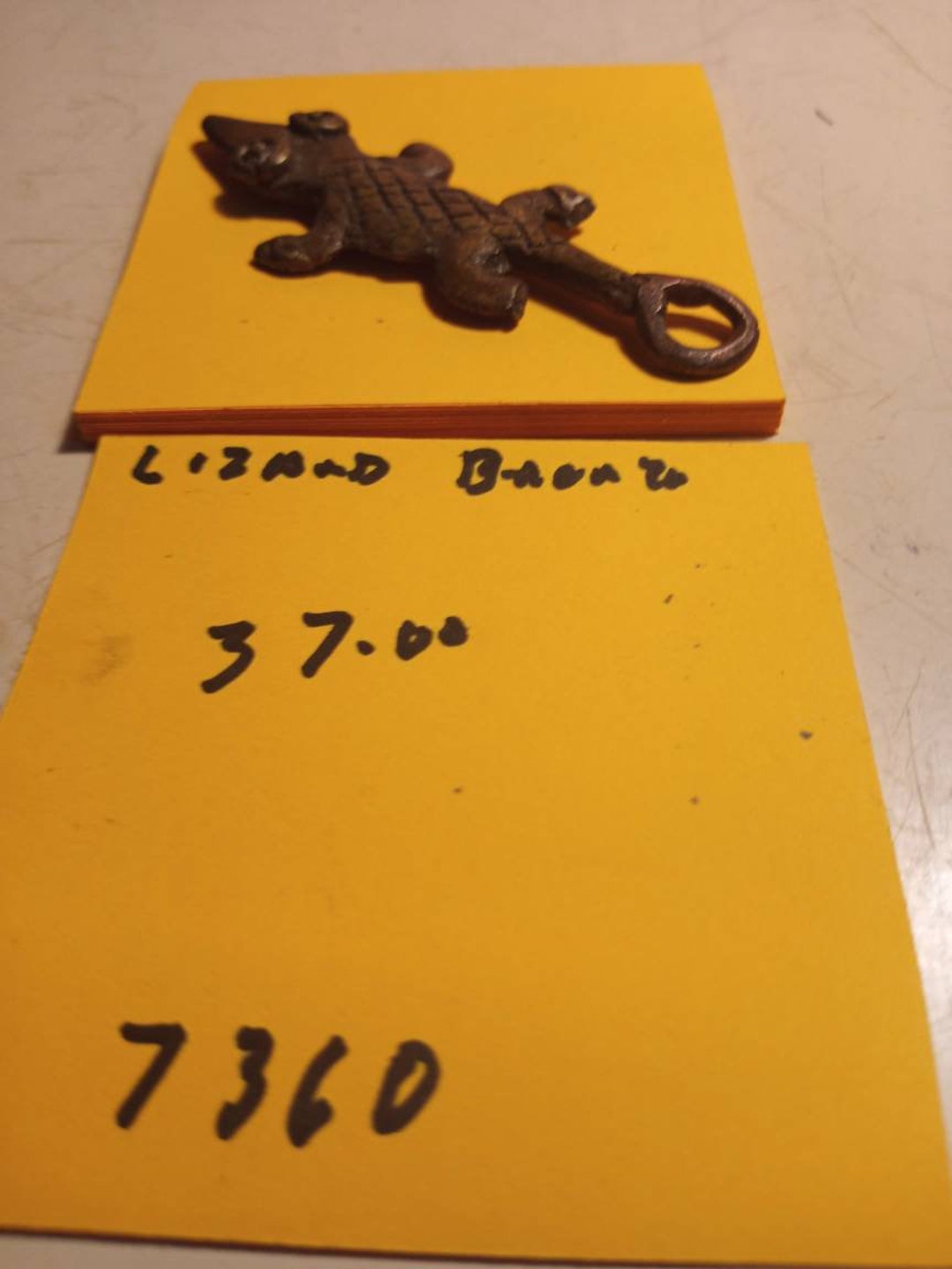 Lizard Bronze Good Luck Piece From Burkina Faso Vintage - Etsy