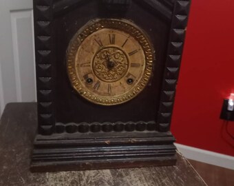 Antique Wood Clock Case - Etsy