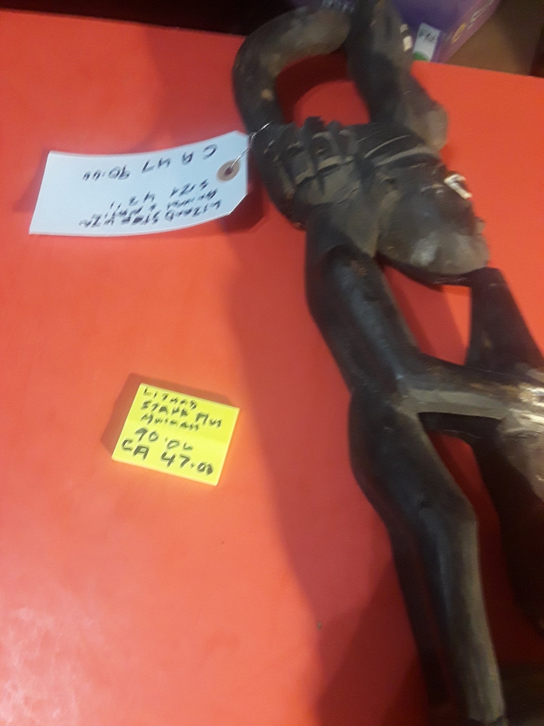 Lizard Staff With.lizards on Bottom and Animals Going up Staff.. From ...