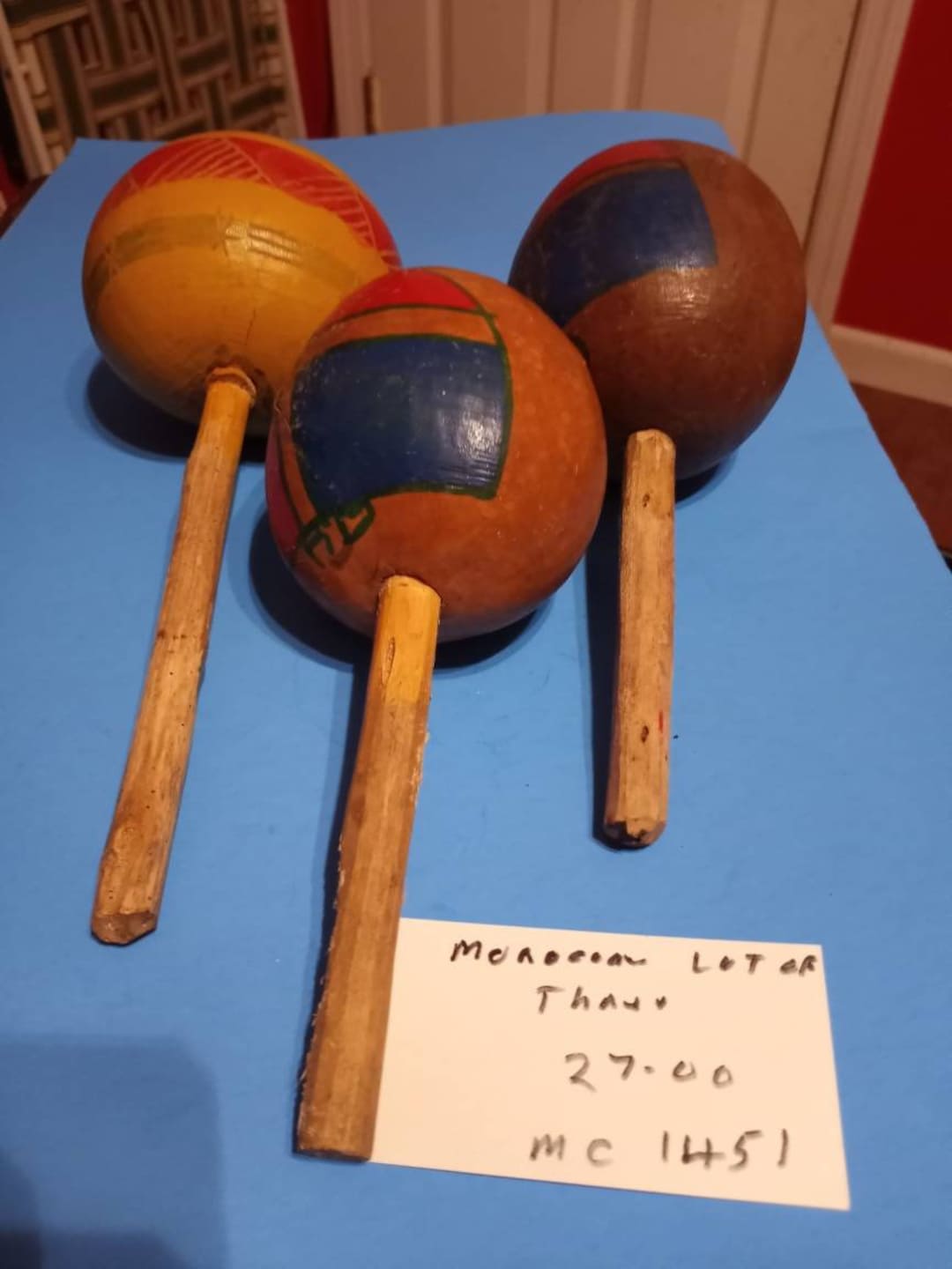 Moroccans Musical Instrument From the Dominican Republic Lot of Three ...