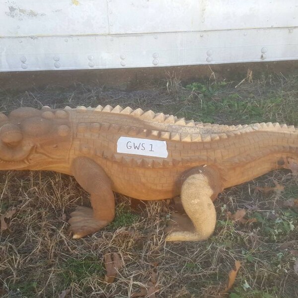 Alligator Statue - Etsy