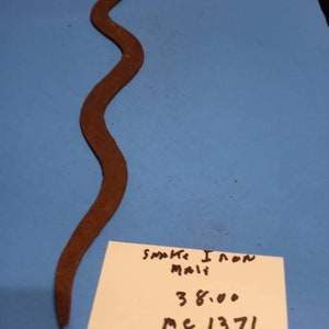 Snake Iron Made by the Primitive Dogon People of Mali Vintage - Etsy