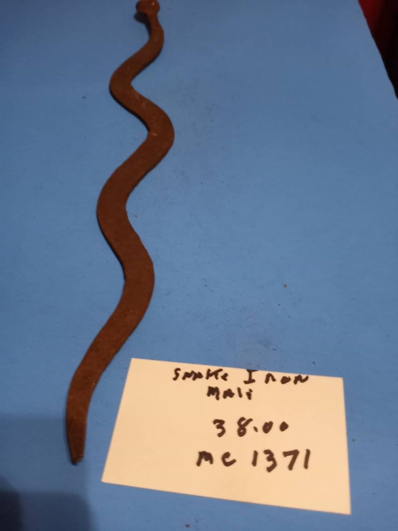 Snake Iron Made by the Primitive Dogon People of Mali Vintage - Etsy