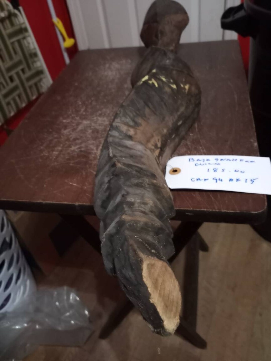 Baga Snake Wood Carved From Guinea Good Condition - Etsy