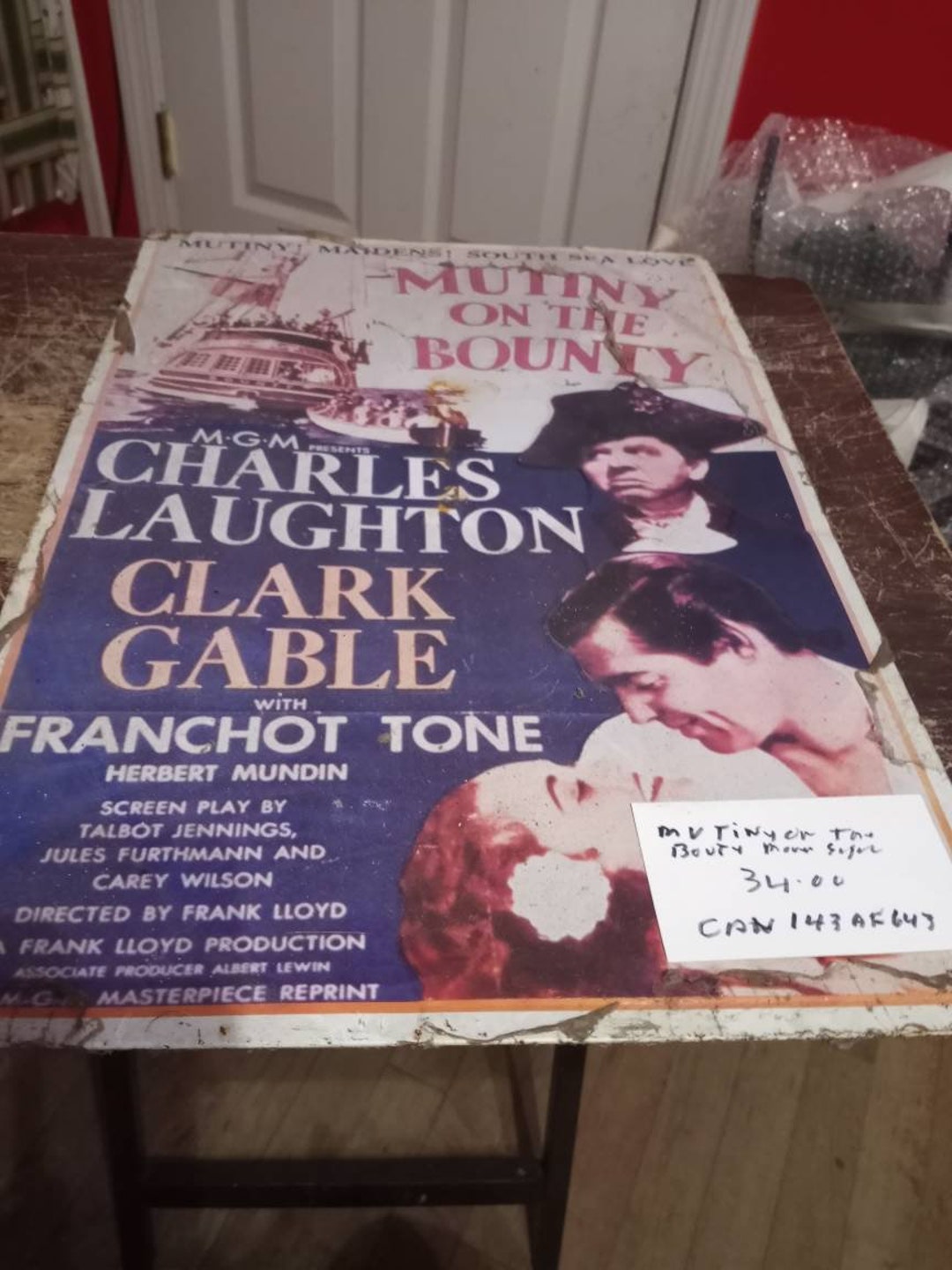 Mutiny on the Bounty Movie Metal Sign Vintage - Etsy