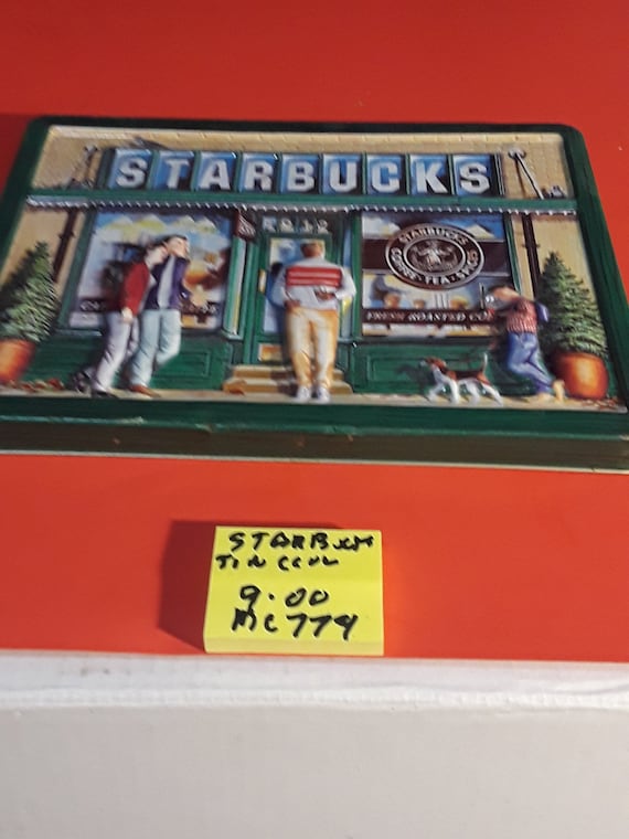 Starbucks tin box cover | Etsy