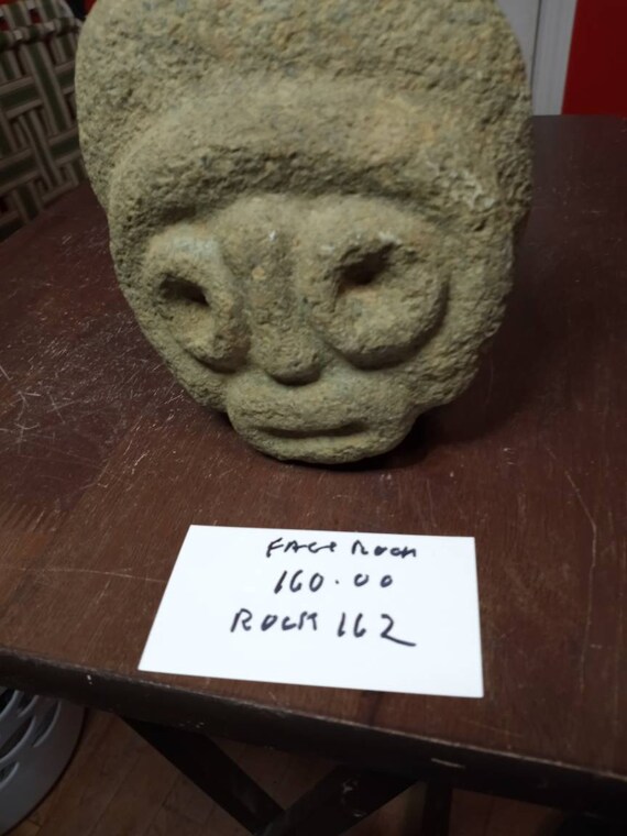 Sculpture Carved rock done by people of Dominican Republic Not sure ...