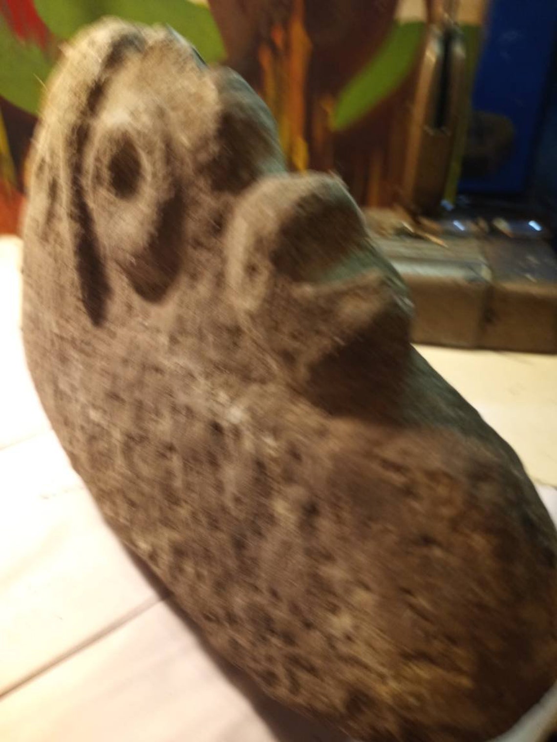 Face Rock Hand Carved by People of the Dominican Republic | Etsy