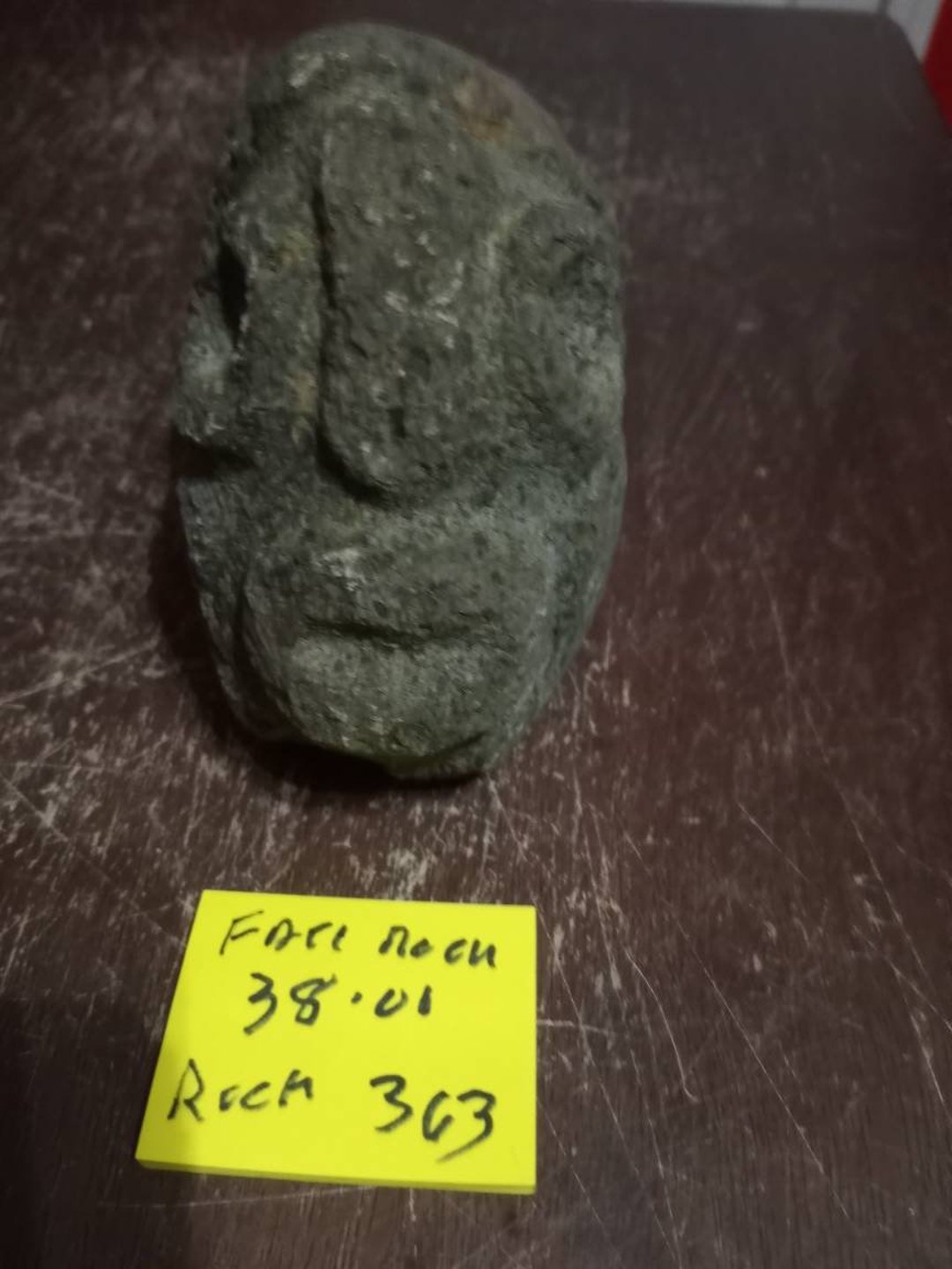 Face Rock Hand Carved by the People of the Dominican Republic Very Good ...