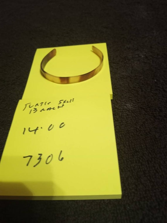 Turtle shell braclet complete circle vintage - Gem