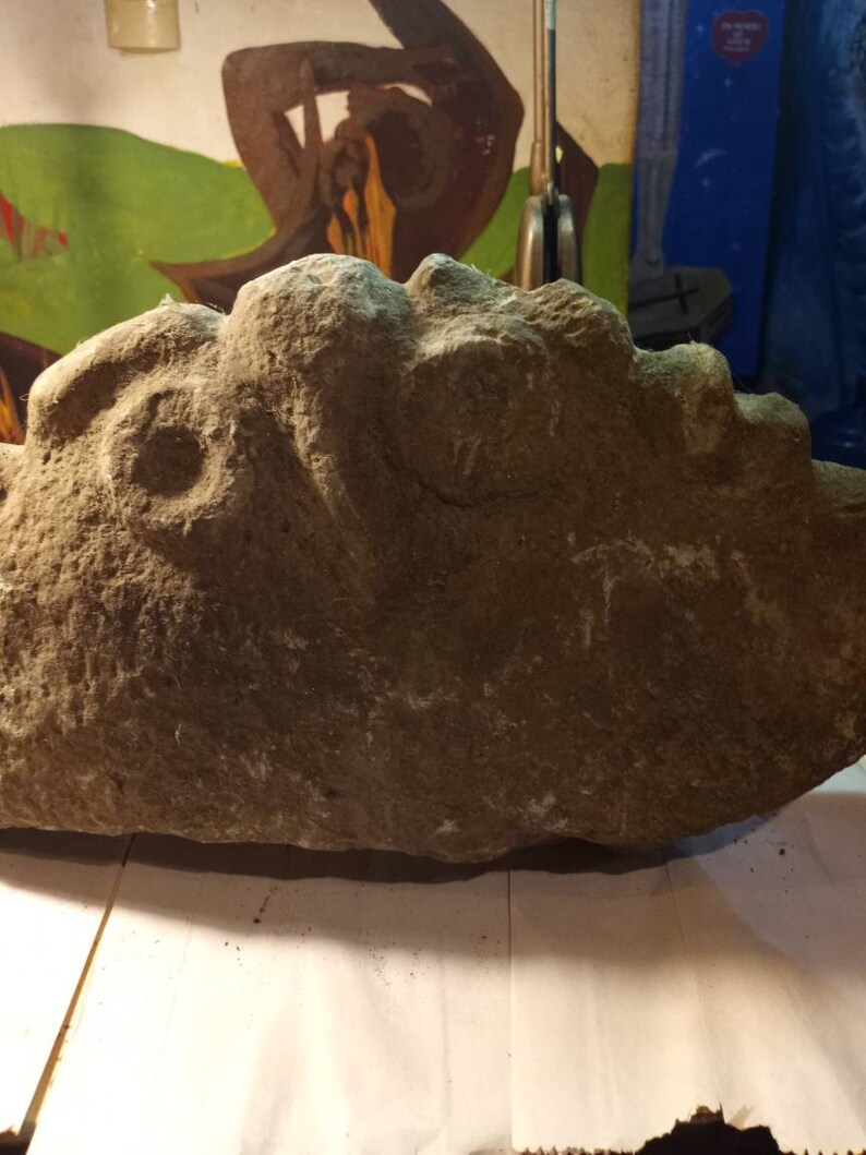 Face Rock Hand Carved by People of the Dominican Republic | Etsy