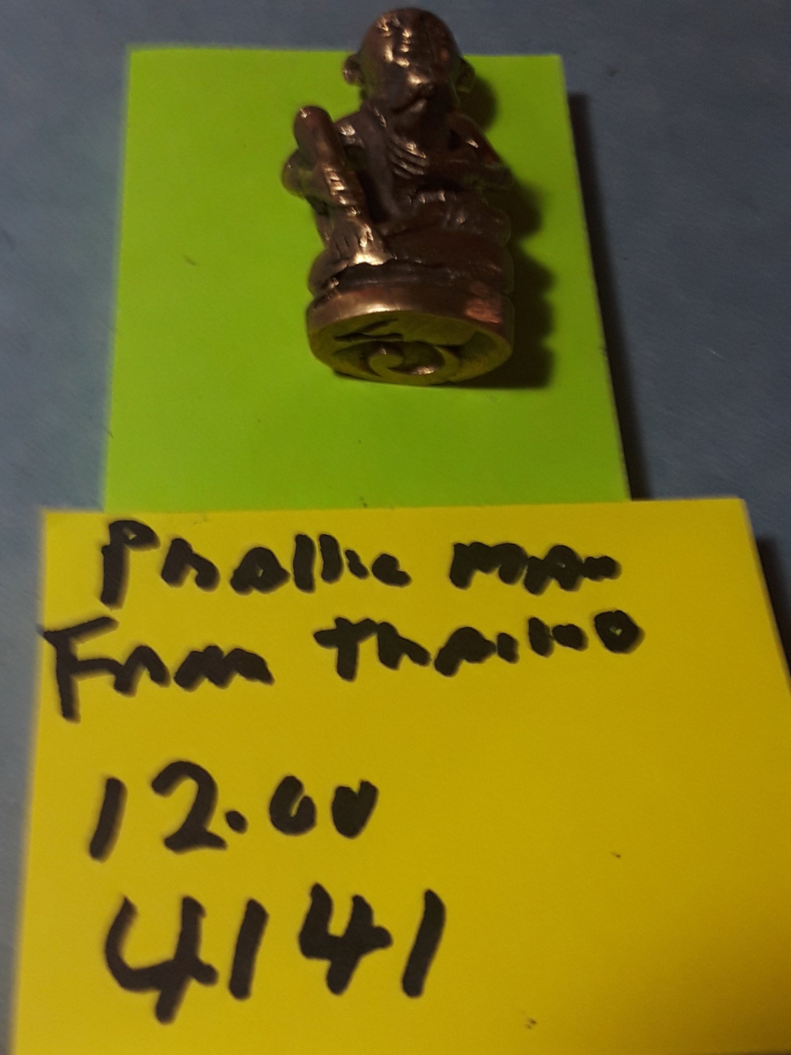 Phallic Man Good Luck Charm From Thailand Bronze | Etsy