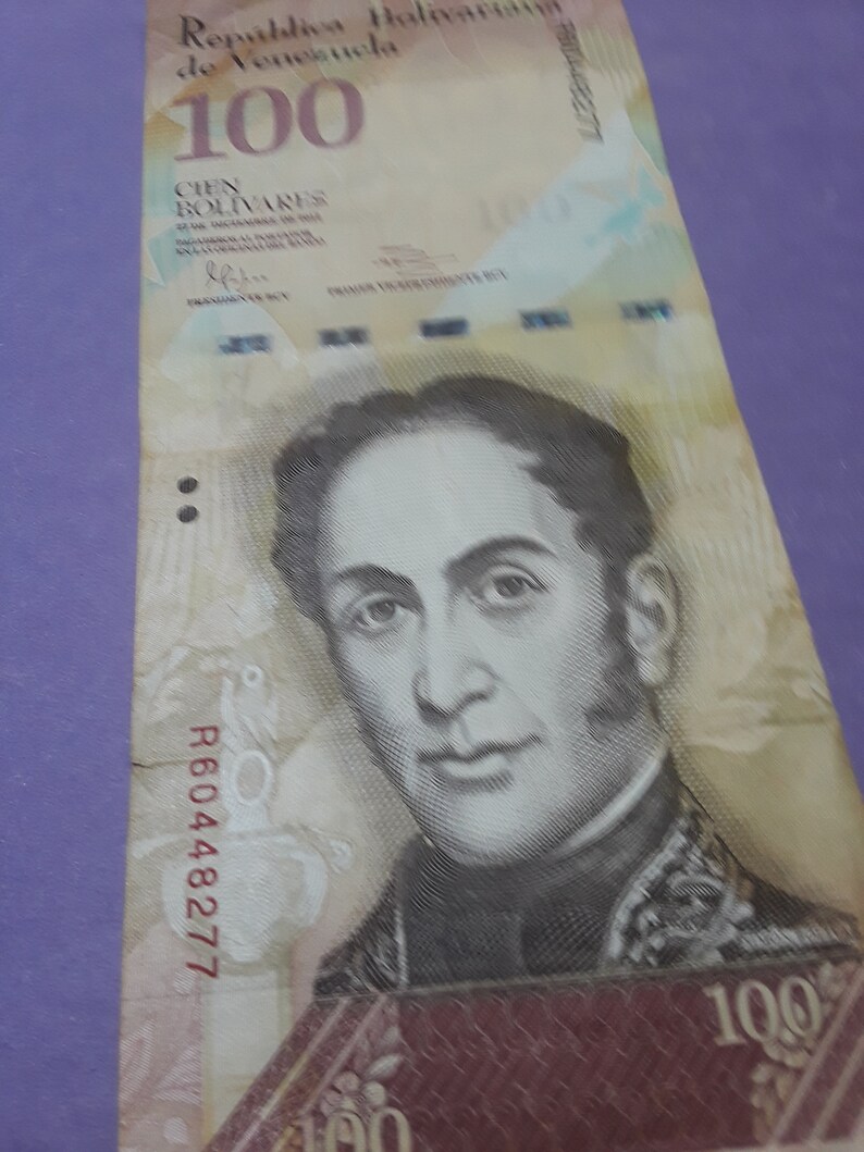 Banco Central De Venezuela 100 Cien Bolivares Paper Currency | Etsy