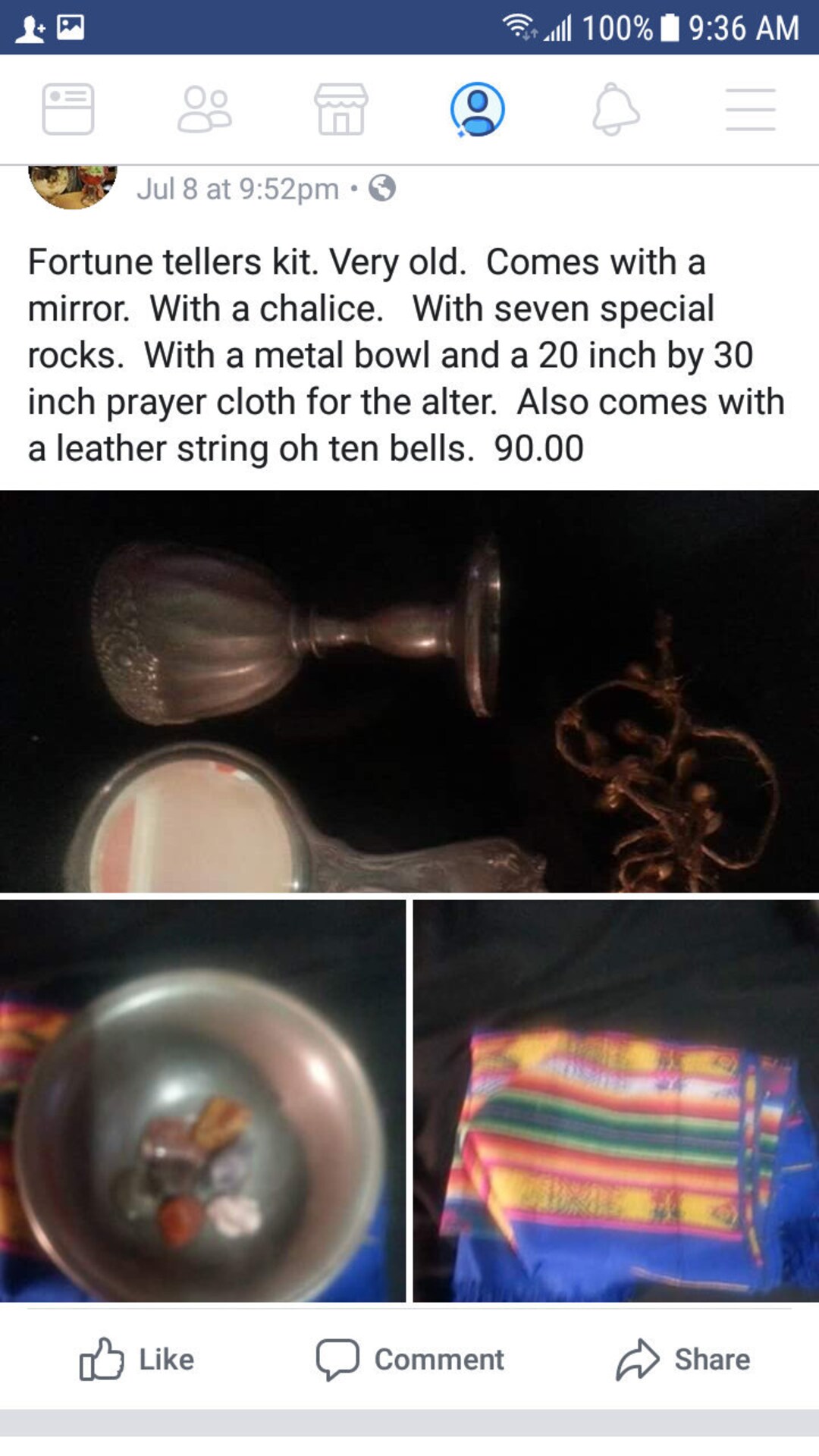 Antique Fortune Teller Kit - Etsy