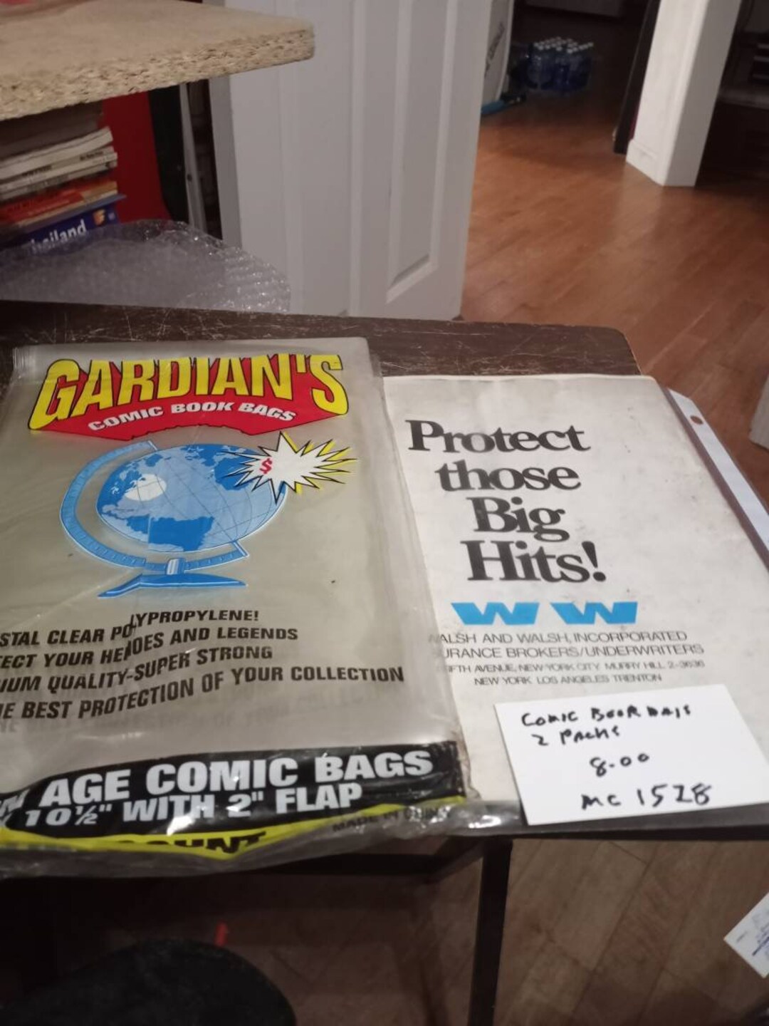 Comic Book Bags Two Packs - Etsy