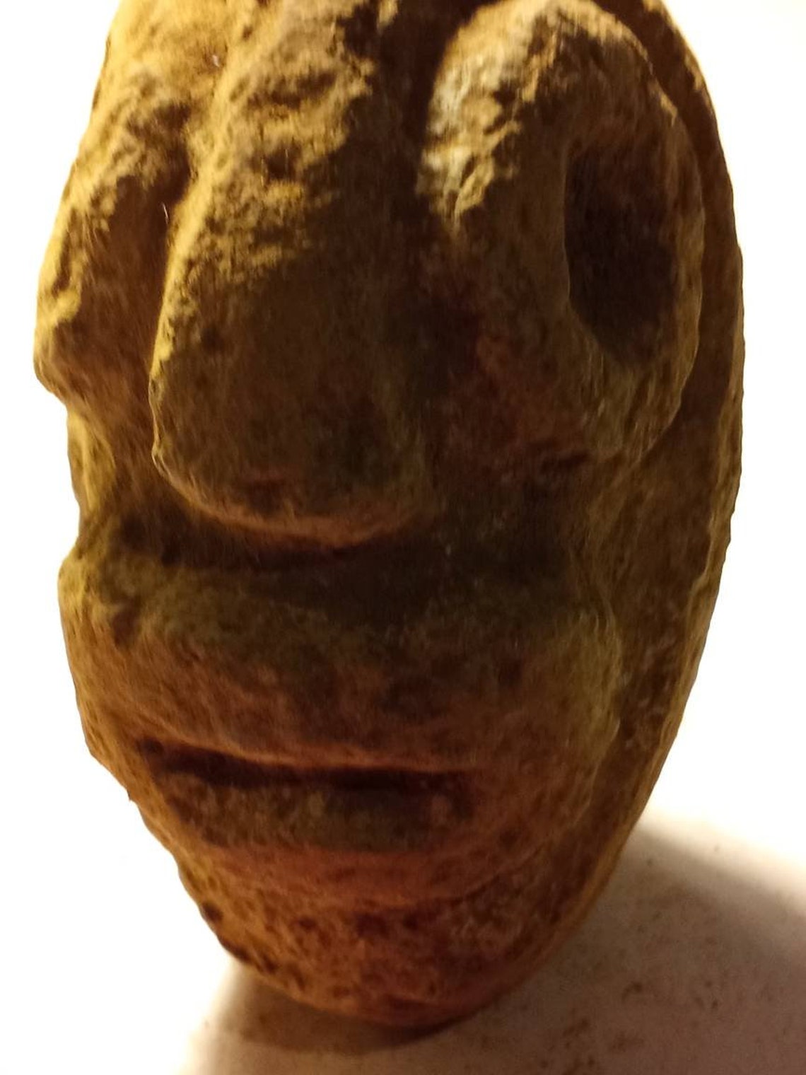 Face Rock Hand Carved by People of Dominican Republic | Etsy