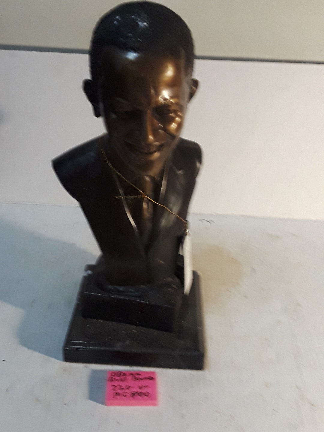 President Obama Bust Bronze on Marble Base - Etsy