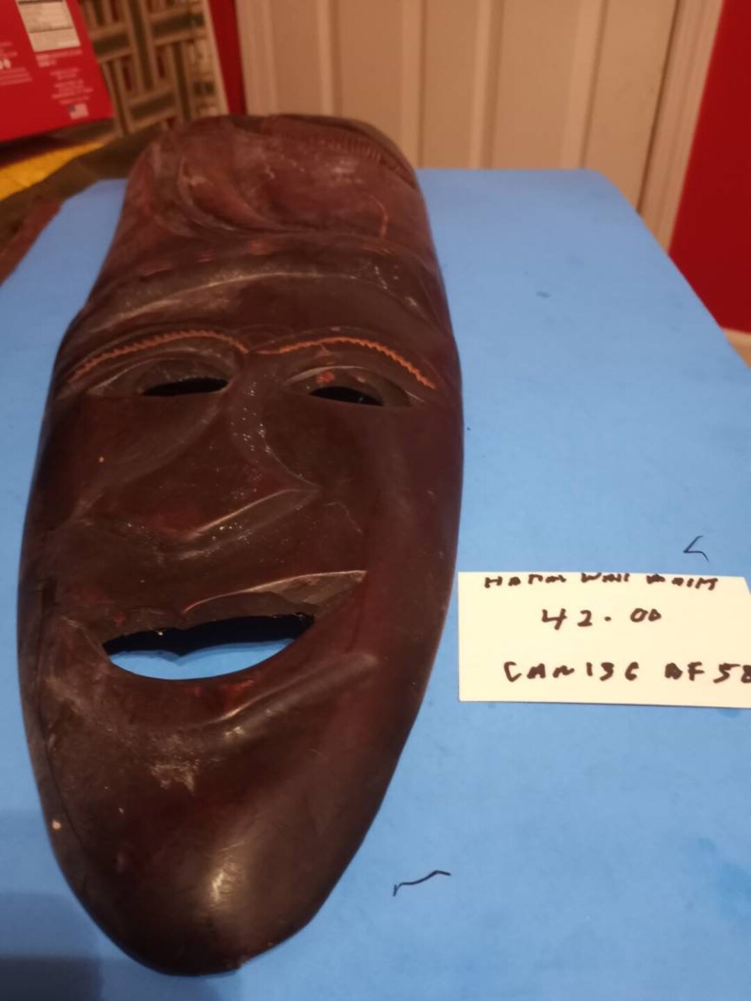 Haitian Hand Carved Wall Fish Mask Vintage - Etsy