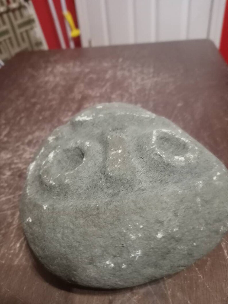 Face Rock Hand Carved by the People of the Dominican Republic - Etsy