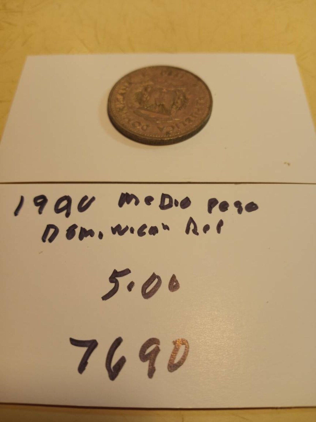 1990 Medio Peso From the Dominican Republic Vintage - Etsy