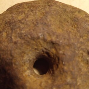 Donut Shape Rock Hand Carved by the People of the Dominican Republic ...
