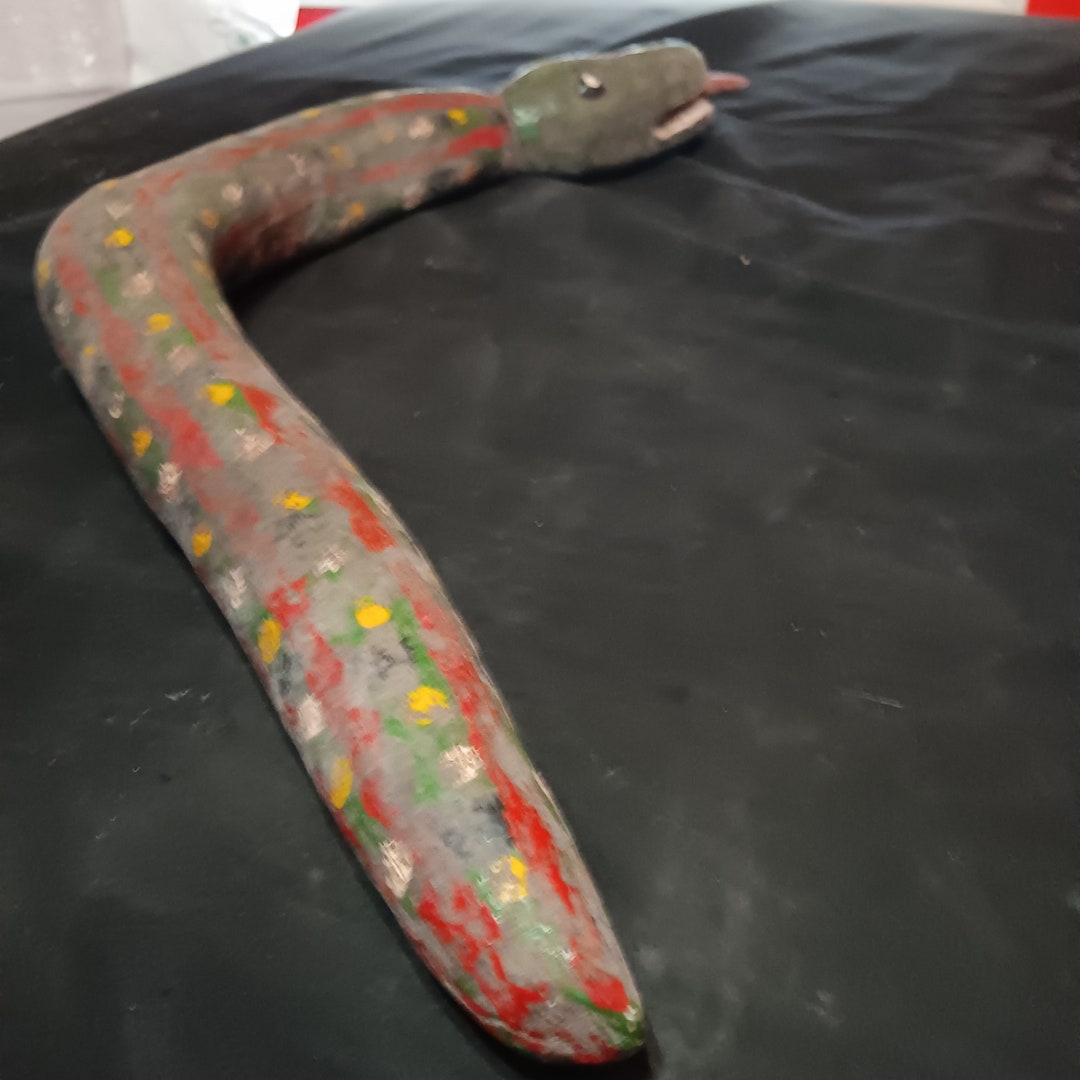 Snake Ritual Staff From Molly West Africa Hand Carved by the Bambara ...