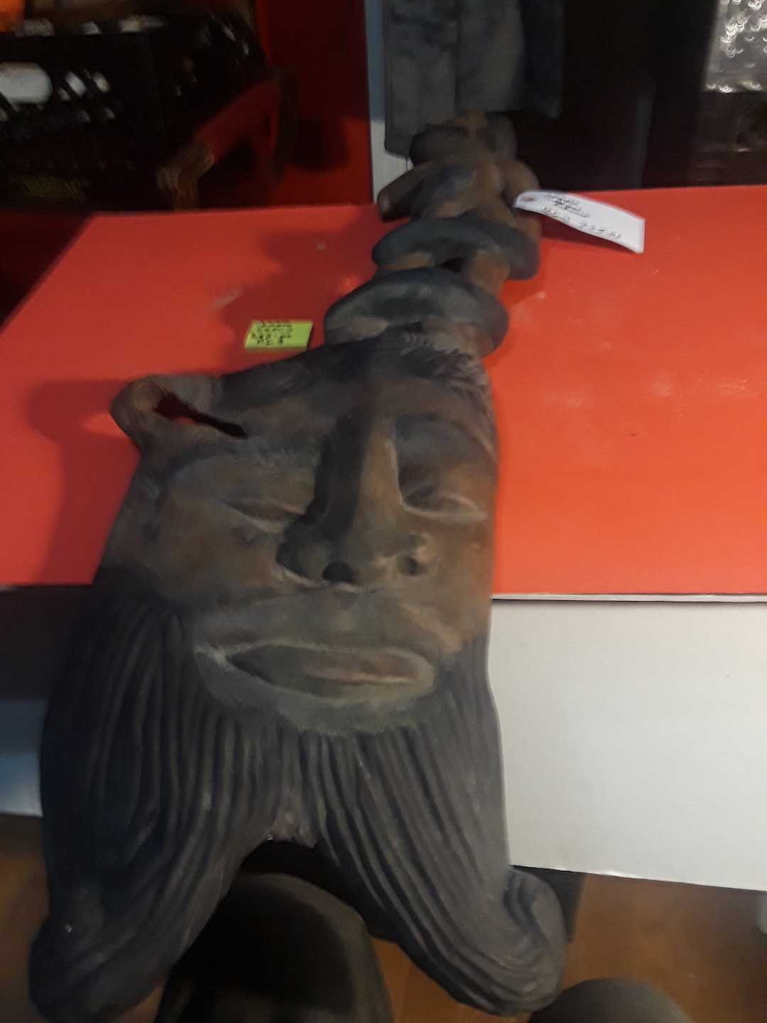 Snake Carving Wood African - Etsy