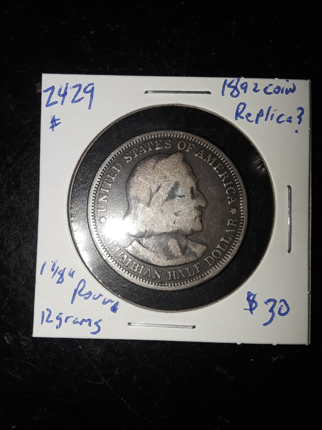 1892 Coin Replica? - Etsy