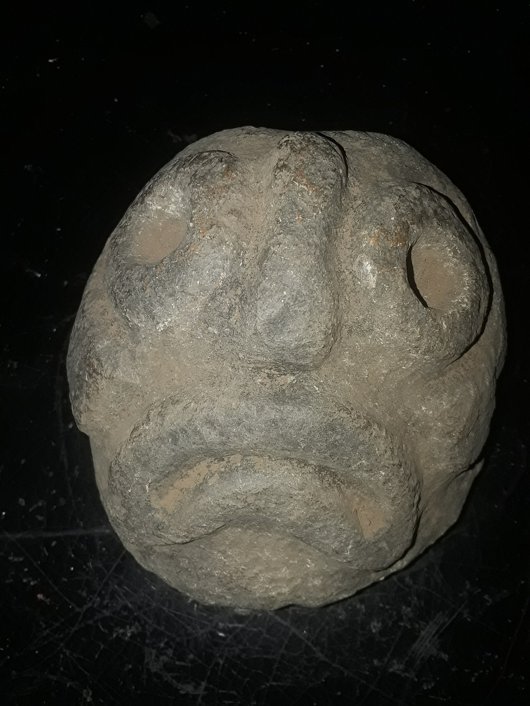 Roca tallada cara de república dominicana muy viejo - Etsy España