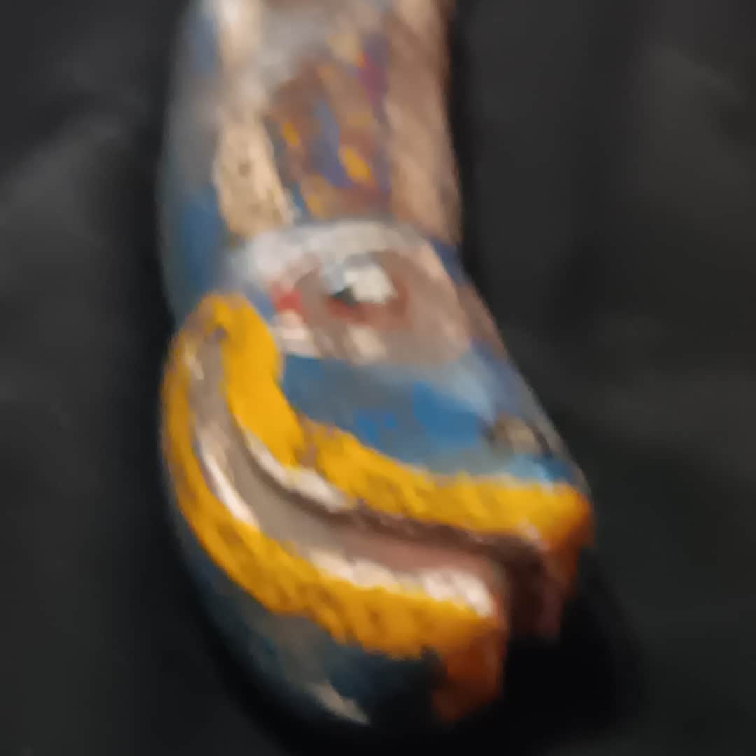 Ritual Snake Staff From Molly Bambara Tribe - Etsy