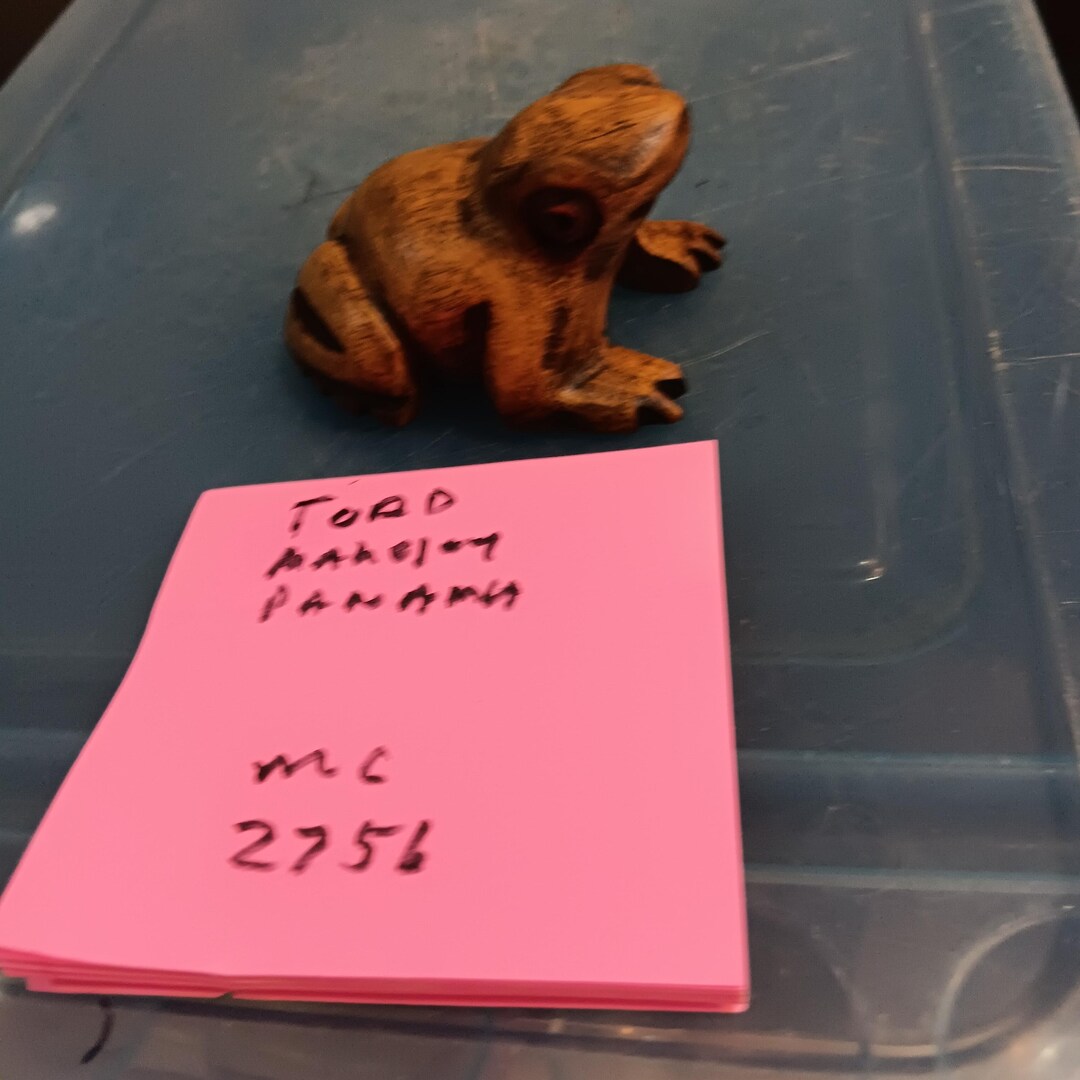 Toad Hand Carved Mahogany From Panama Vintage MC 2756 - Etsy