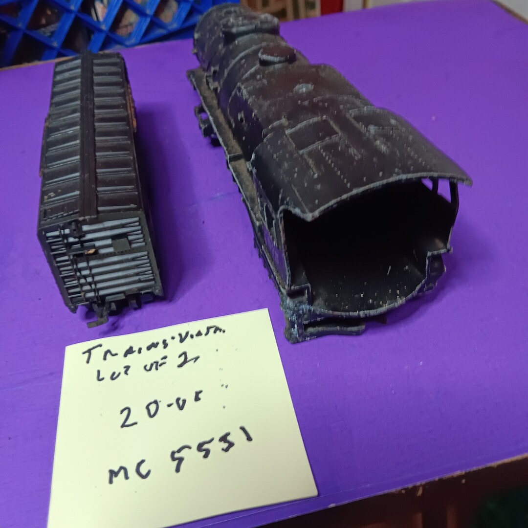 Trains Vintage Lot of Two Vintage MC 5551 - Etsy