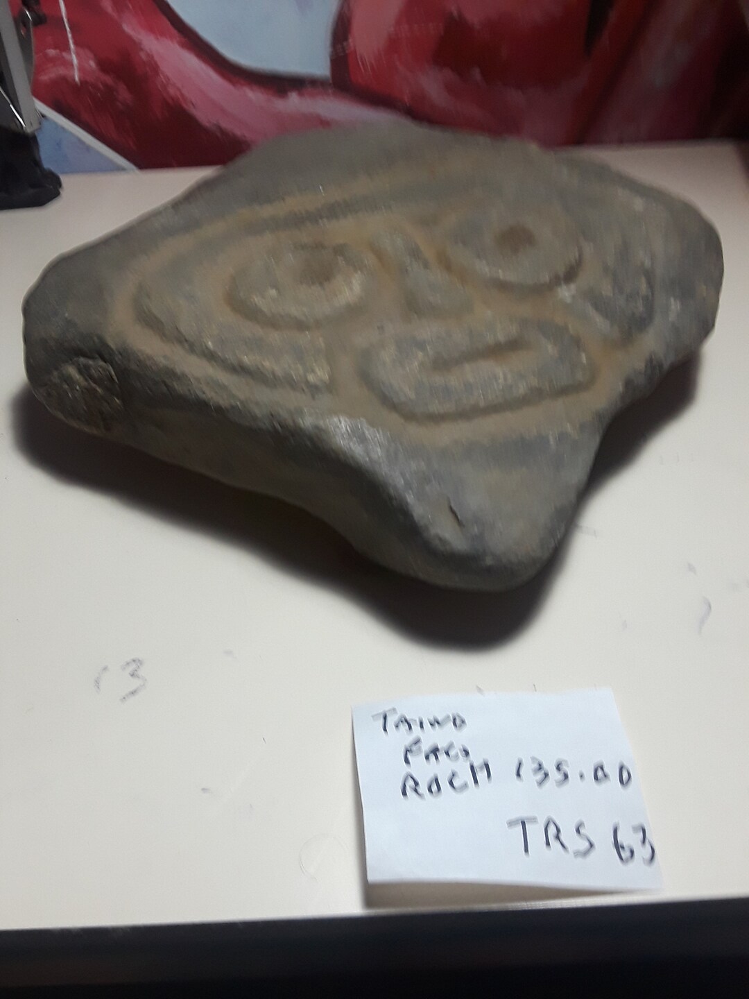 Face Rock From the Dominican Republic Hand Carved - Etsy