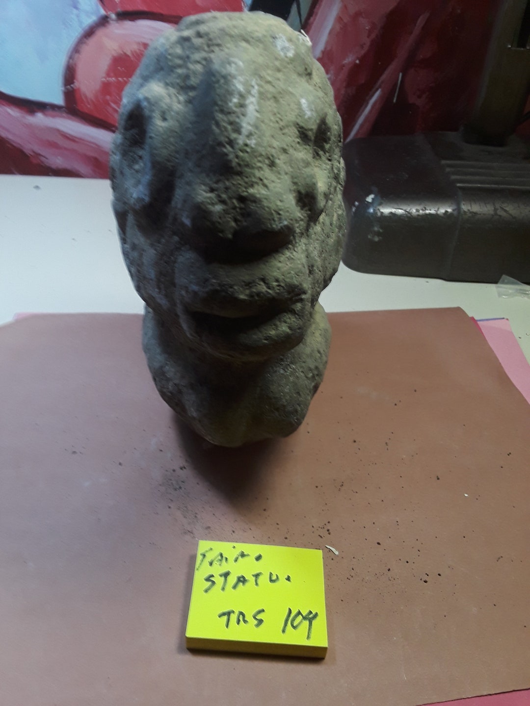 Hand Carved Rock From Thedominican Republic Statue - Etsy