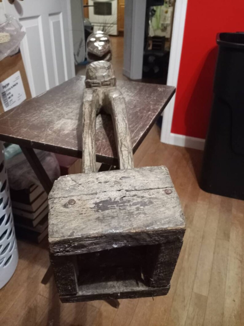 Voodoo Statue Hand Carved From West Africa Vintage - Etsy