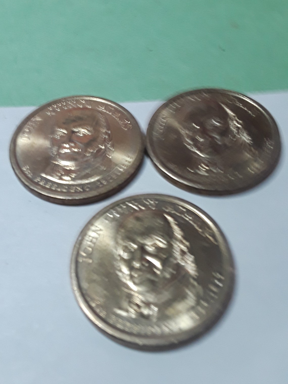 John Quincy Adams one dollar gold coin | Etsy