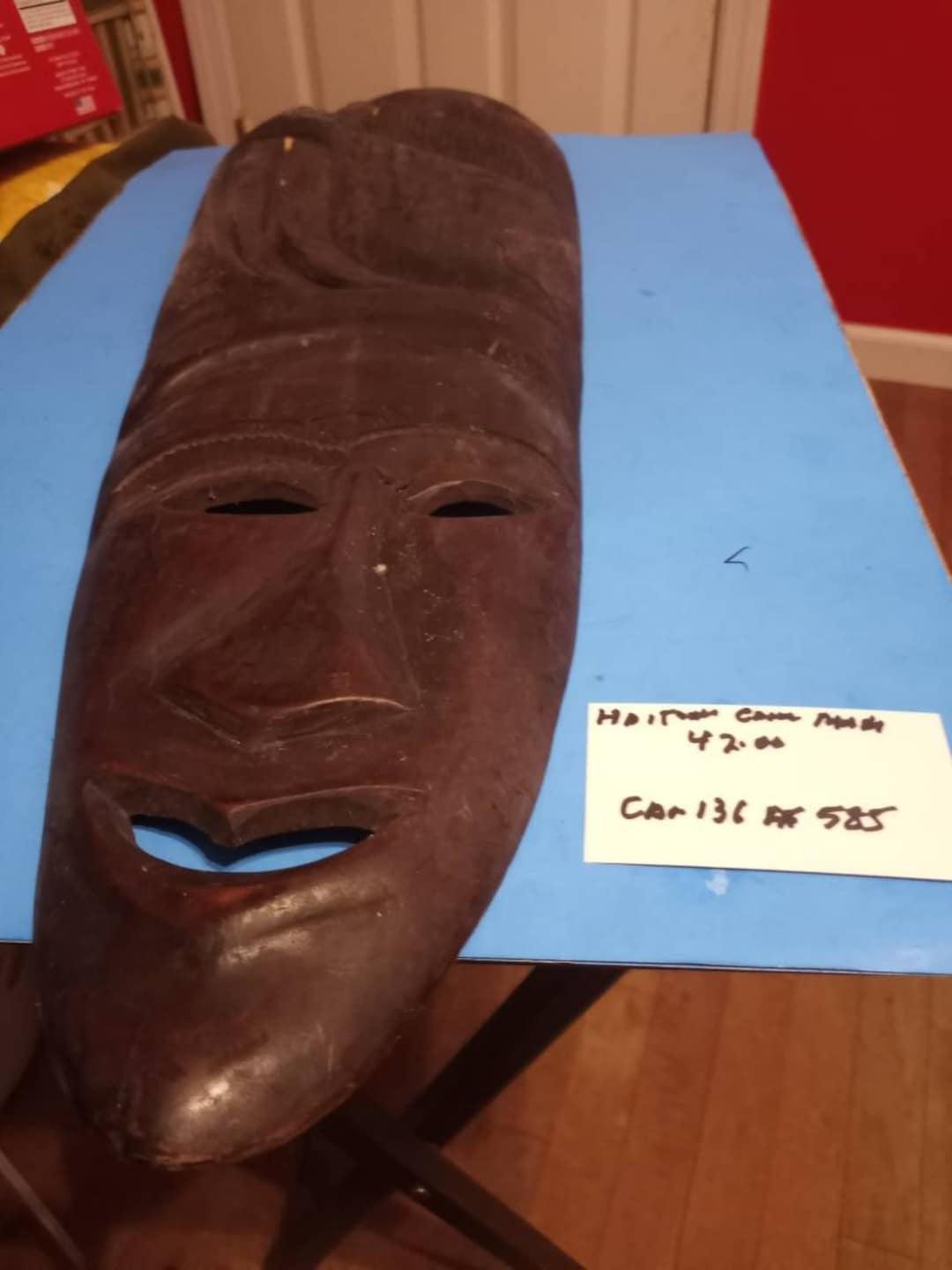 Haitian Hand Carved Mask Vintage - Etsy