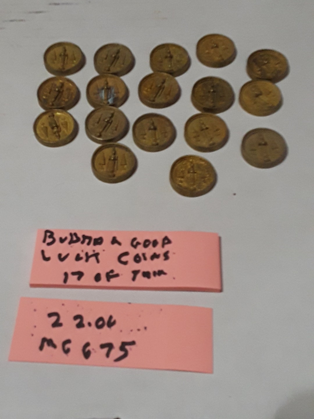 Buddha Good Luck Coins - Etsy