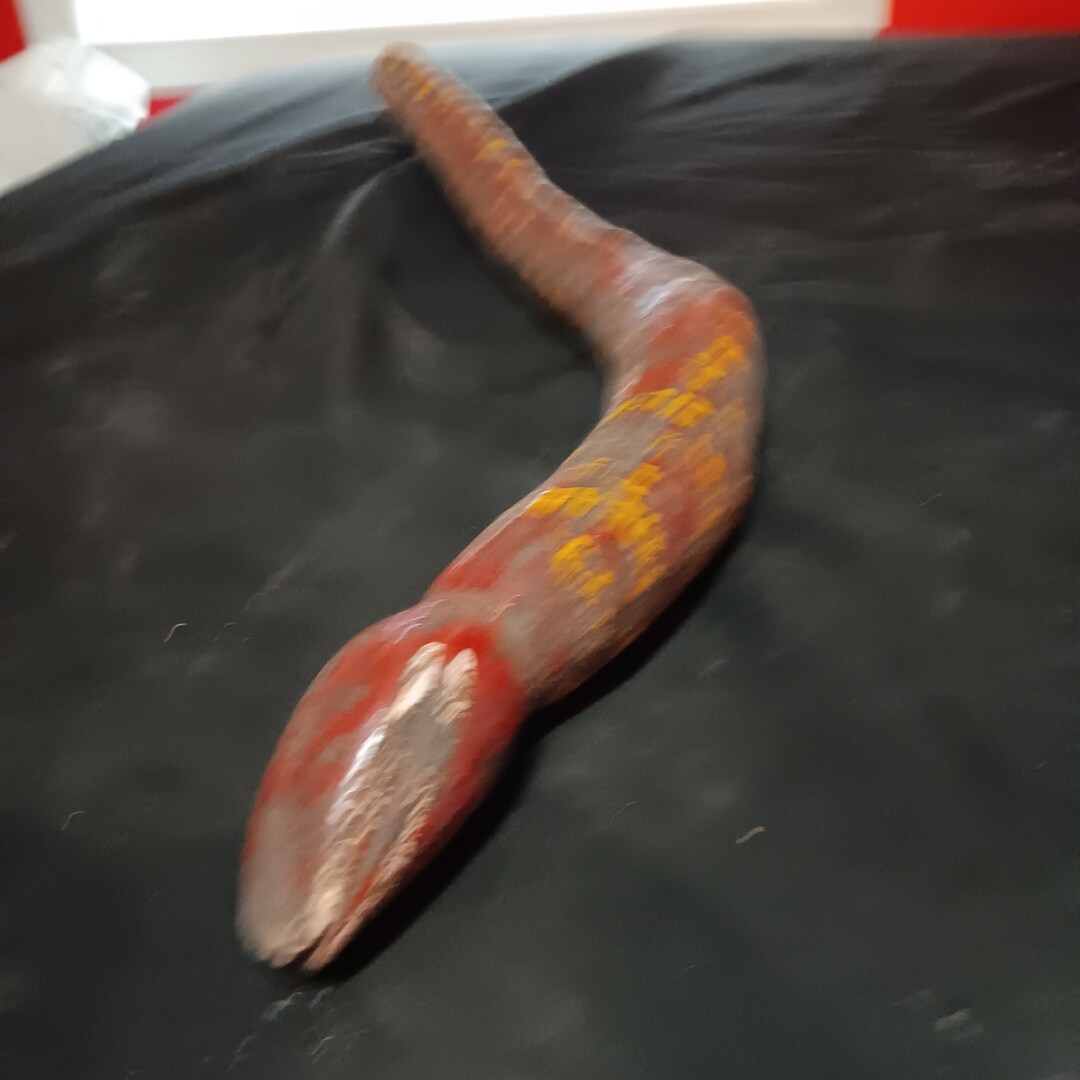 Snake Ritual Staff From Molly West Africa Hand Carved by the Bambara ...