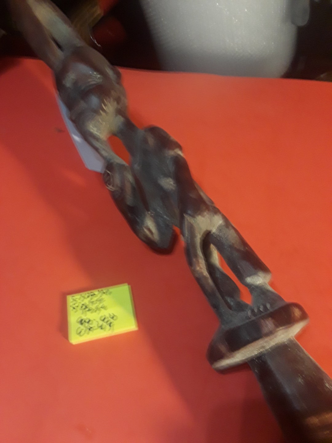 Snake Staff From Togo Heavy Wood - Etsy