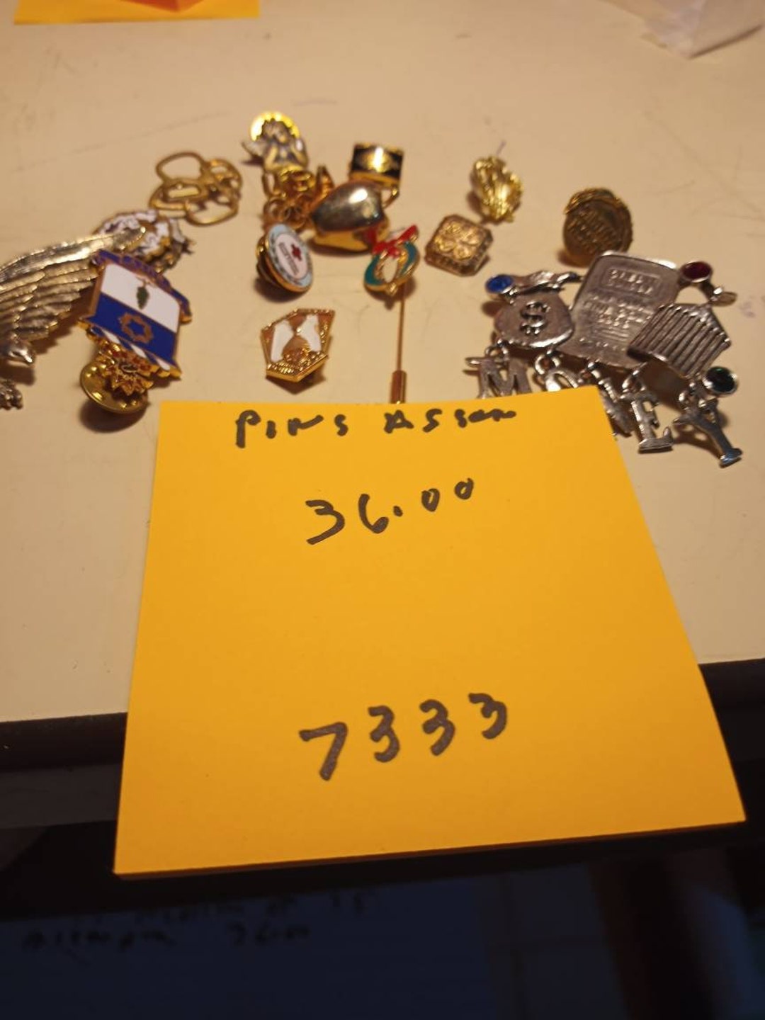 A Collection of Fifteen Assorted Pins - Etsy