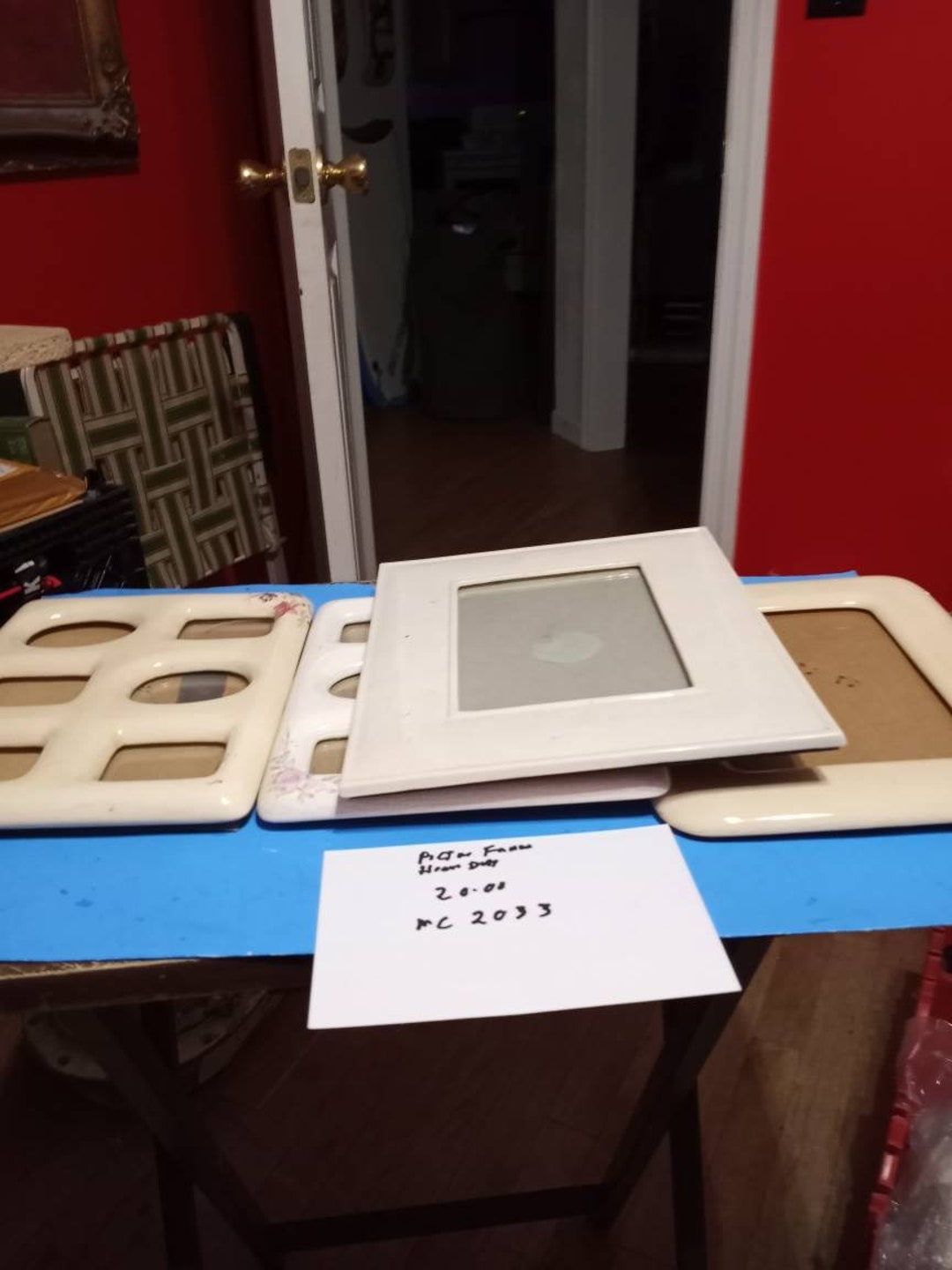 Picture Frames Lot of Four Heavy Duty Formica Like Vintage - Etsy