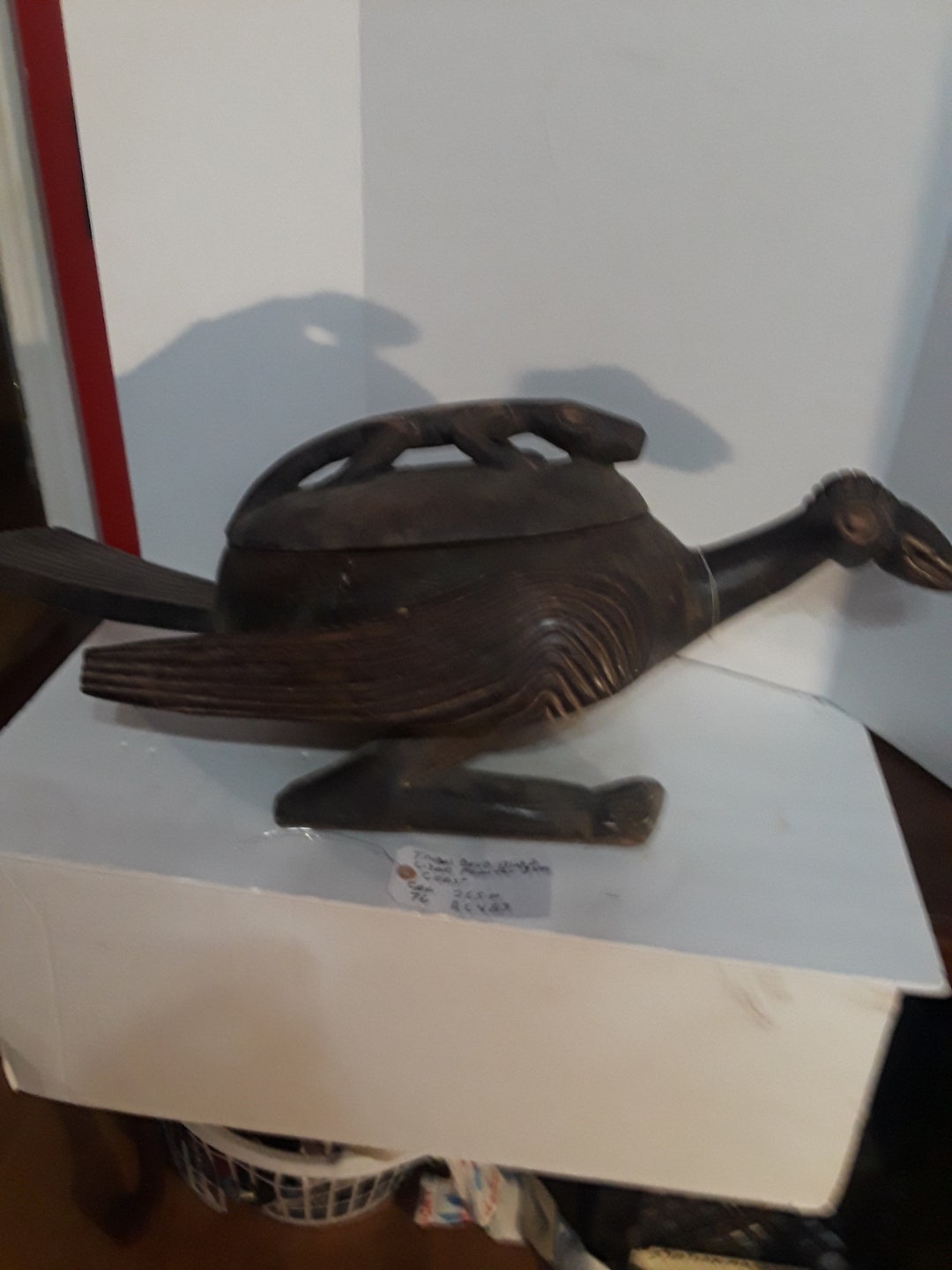 Tribal Boud With Lizard and Bird From the Ivory Coast - Etsy