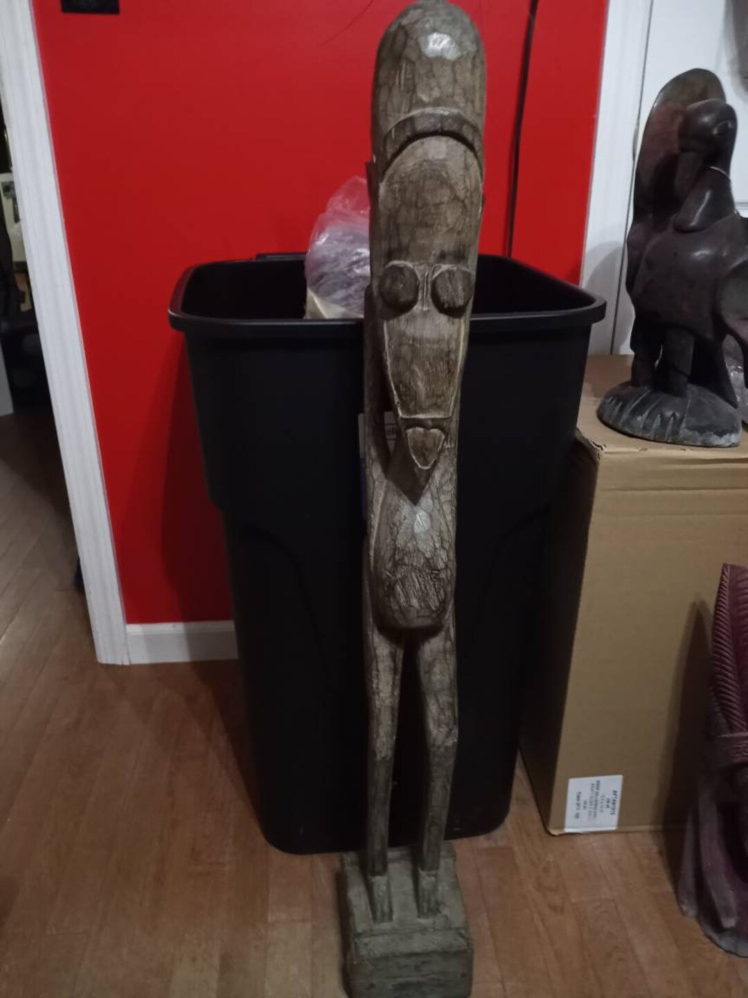 Voodoo Statue Hand Carved From West Africa Vintage - Etsy