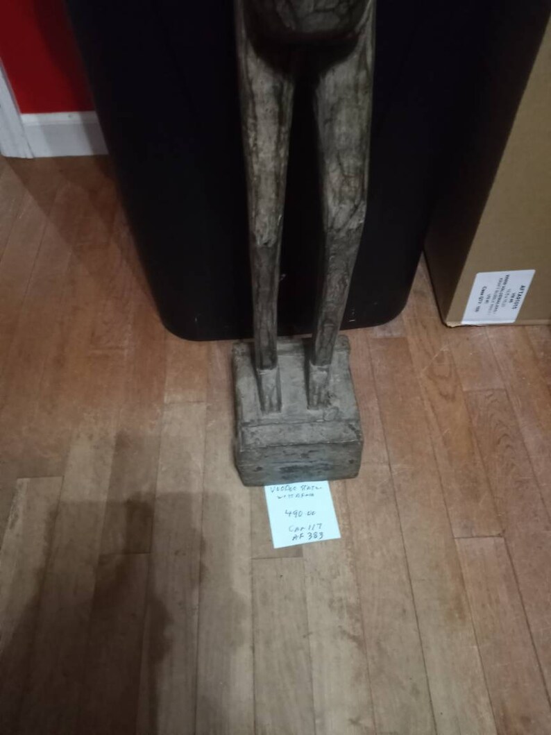 Voodoo Statue Hand Carved From West Africa Vintage - Etsy