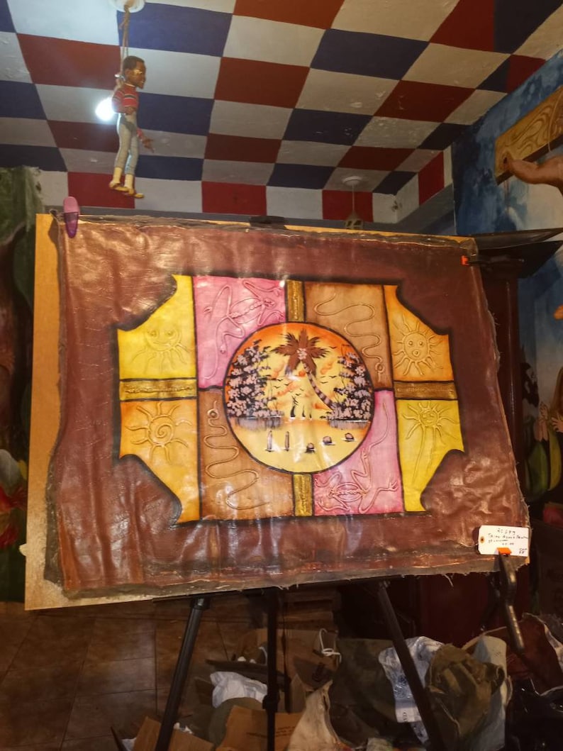 Taino Art From the Dominican Republic Acrylic Unsigned - Etsy