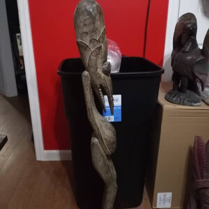 Voodoo Statue Hand Carved From West Africa Vintage - Etsy