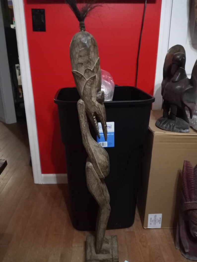 Voodoo Statue Hand Carved From West Africa Vintage - Etsy